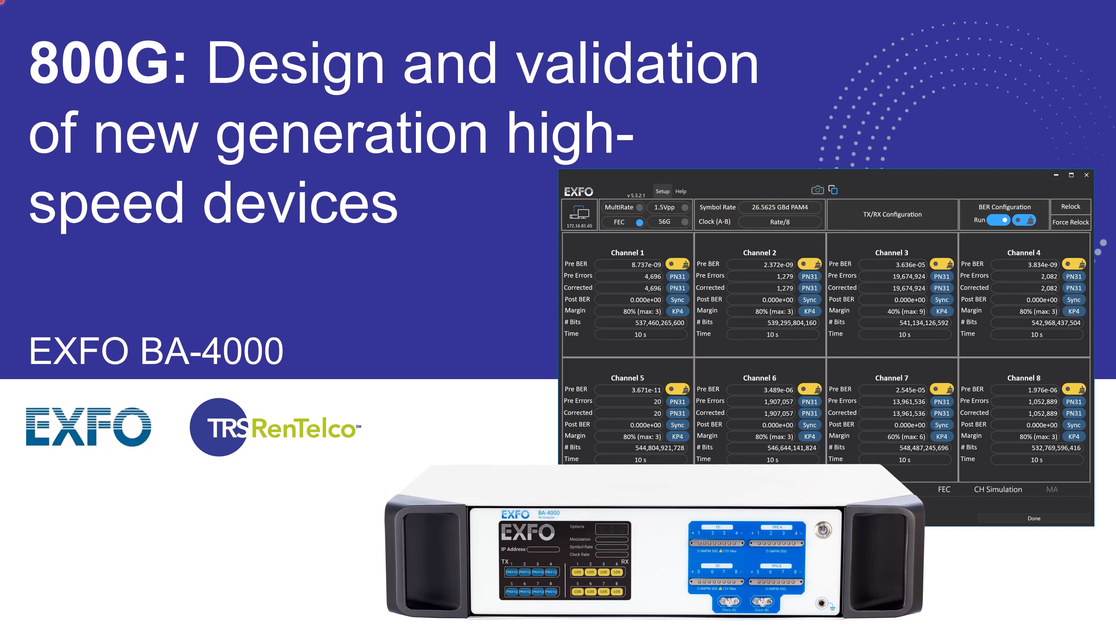 Webinar: 800G - Design & Validation of New Generation High-Speed Devices | TRS-RenTelco